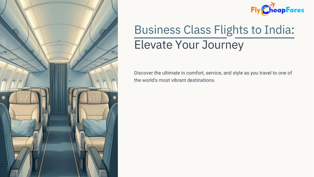 PPT - Exclusive Deals on Business Class Flights to India PowerPoint ...