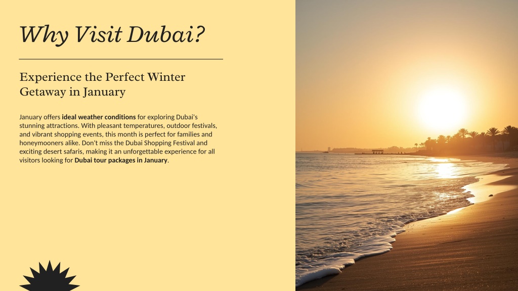 PPT - Trip Karo Dubai January Holiday Packages | Best Winter Getaway ...