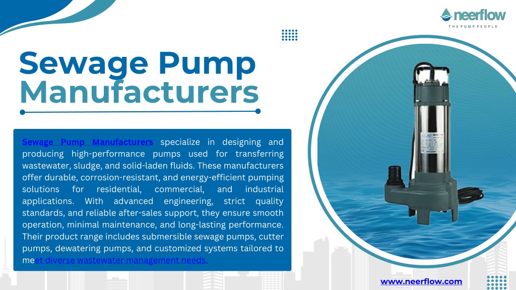 PPT - Pressure Pump Spare Parts Manufacturers - Neerflow PowerPoint ...