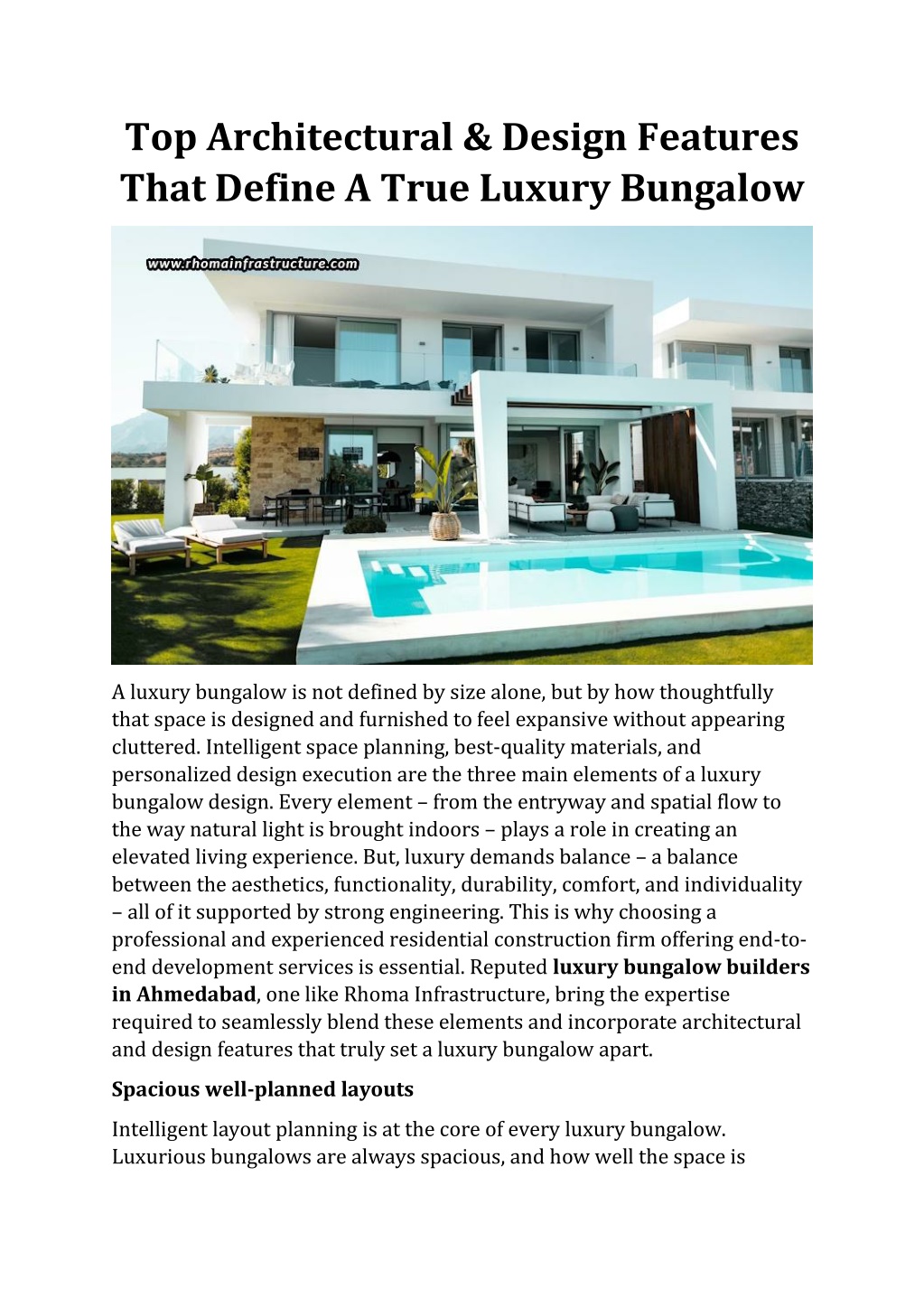 PPT - Top Architectural & Design Features That Define A True Luxury ...