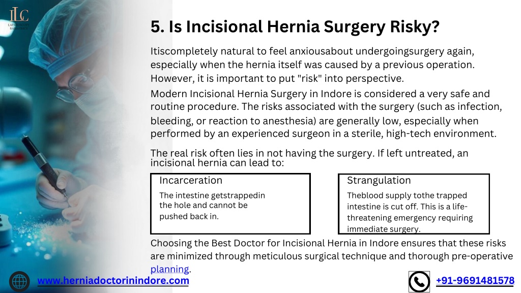 PPT - Incisional Hernia Surgery in Indore | Laparoscopic Repair ...
