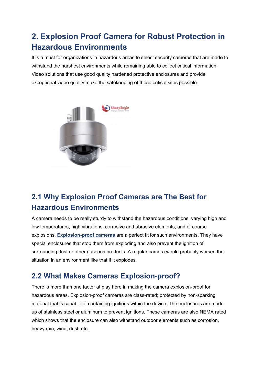 PPT - What Makes Ex-Proof CCTV System Ideal for Hazardous Areas (1 ...