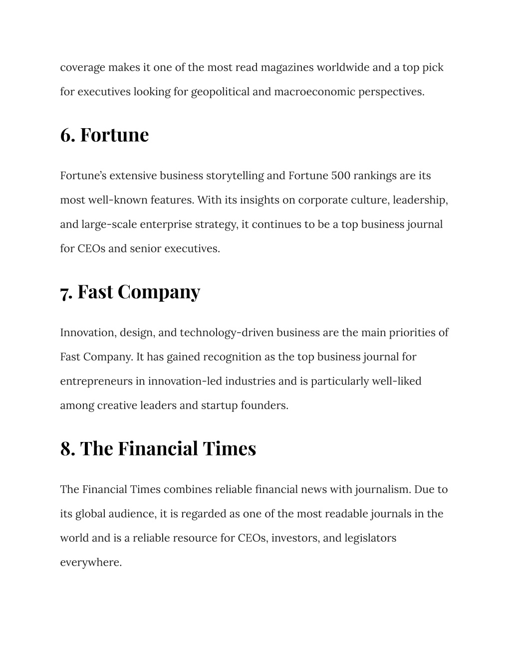 PPT - Top Business Magazines in the World 2026 PowerPoint Presentation ...