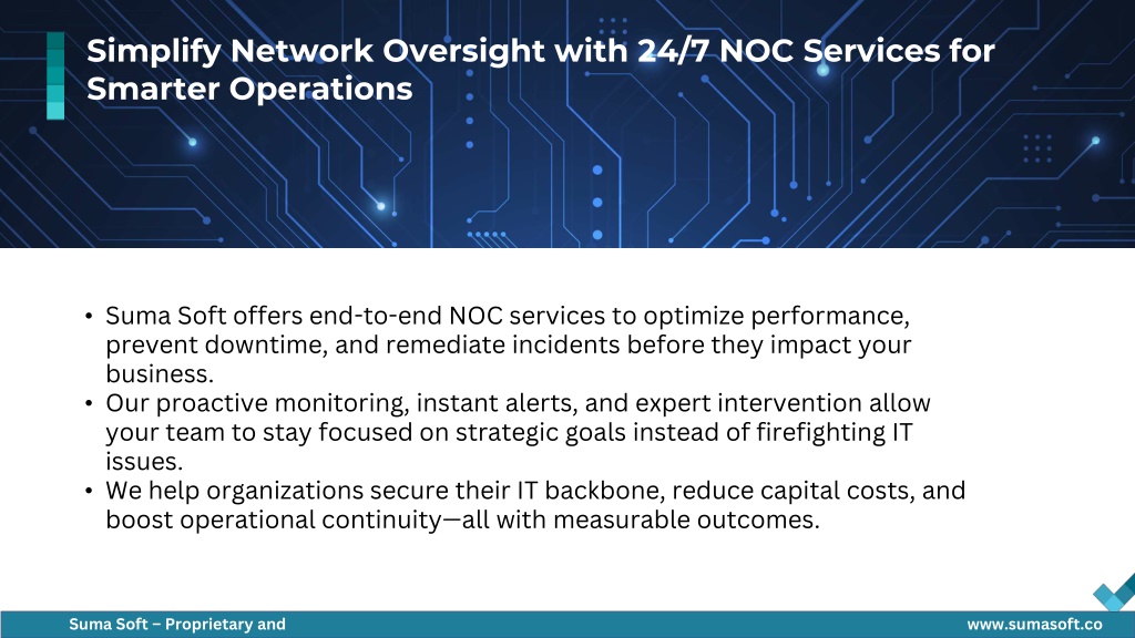PPT - Managed NOC Services for IT systems to Work Efficiently ...