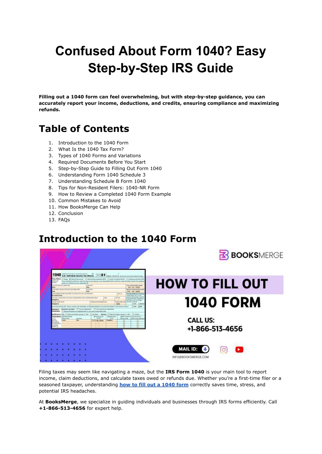 PPT - How to Fill Out a 1040 Form: Complete Filing Guide PowerPoint ...