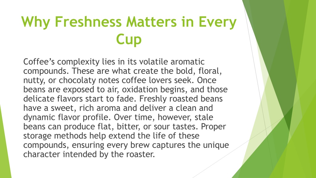 PPT - Expert Tips to Store Good Quality Coffee Beans for Lasting ...