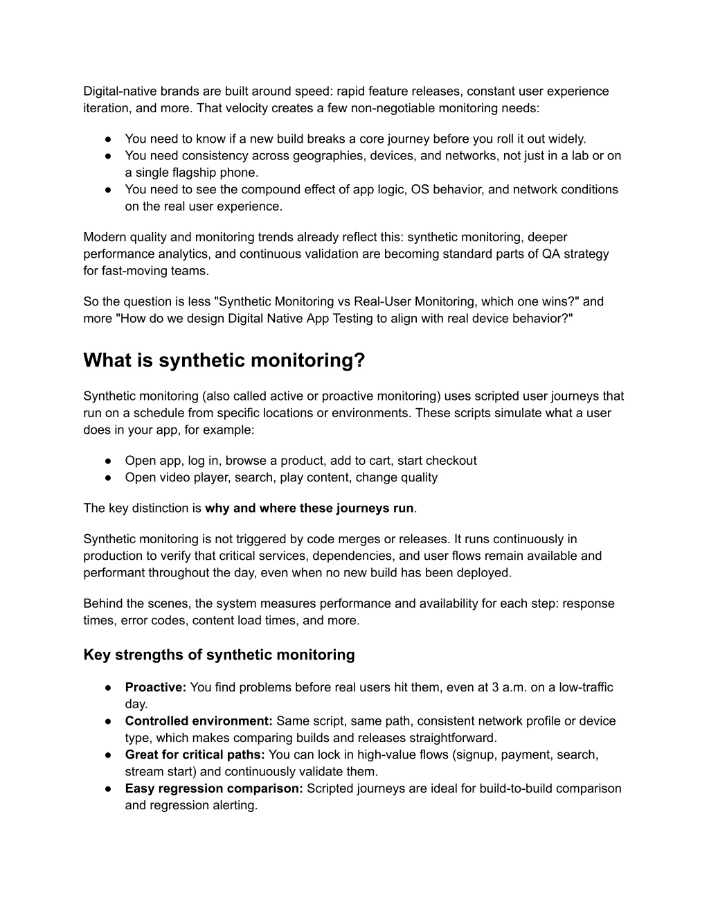 PPT - Synthetic Monitoring vs Real-User Monitoring_ What’s Best for ...