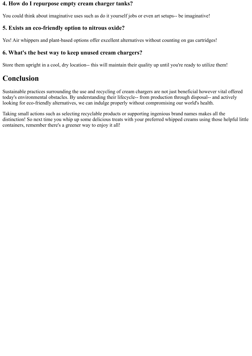 PPT - Sustainable Practices in Using and Recycling Cream Chargers ...
