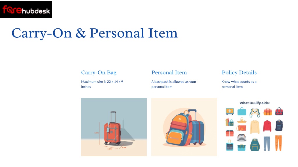 PPT - Can I bring a carry-on and a backpack on United? PowerPoint ...