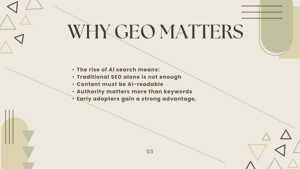 PPT - Why GEO Is the Next Big Shift in Content Marketing PowerPoint ...