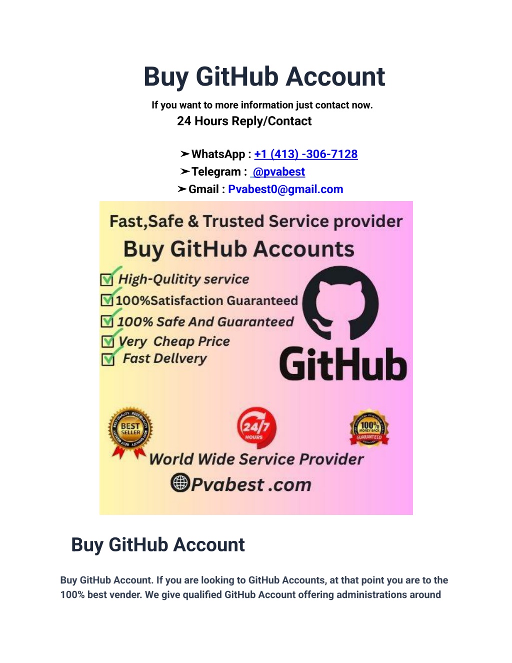 PPT - Top 10 Platforms for Buying GitHub Accounts in 2026 Best ...