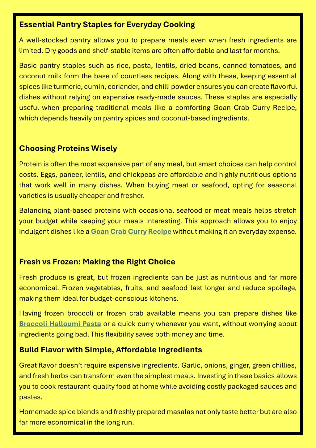PPT - How to Shop Smart on a Budget What to Buy for a Well-Stocked ...