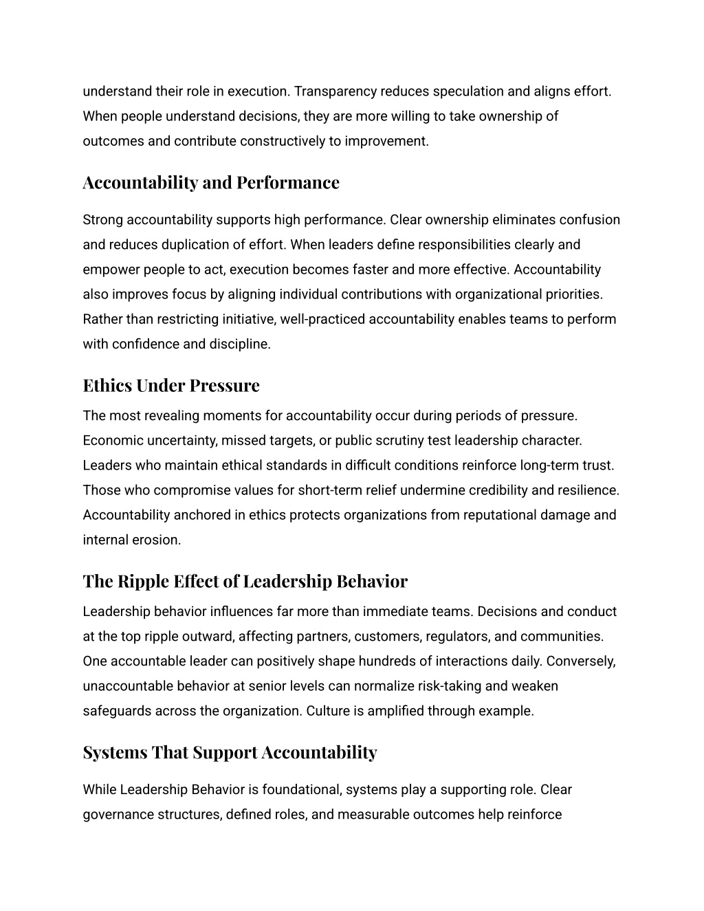 PPT - Accountability Starts at the Top_ Why Leadership Behavior Matters ...