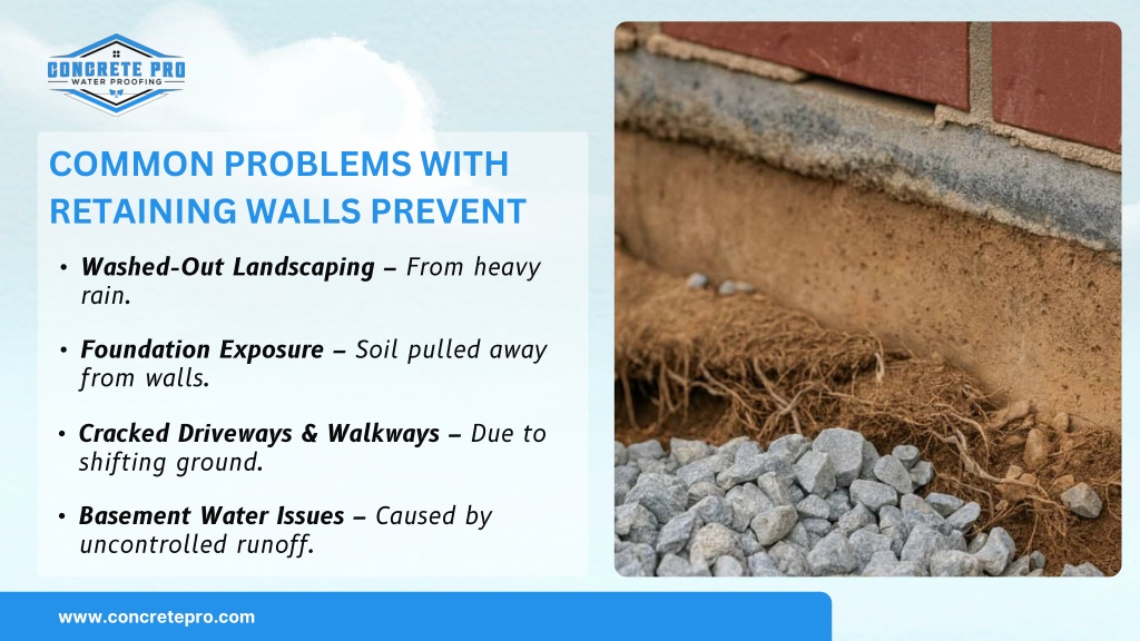 PPT - How Retaining Walls Prevent Soil Erosion and Protect Your Home ...