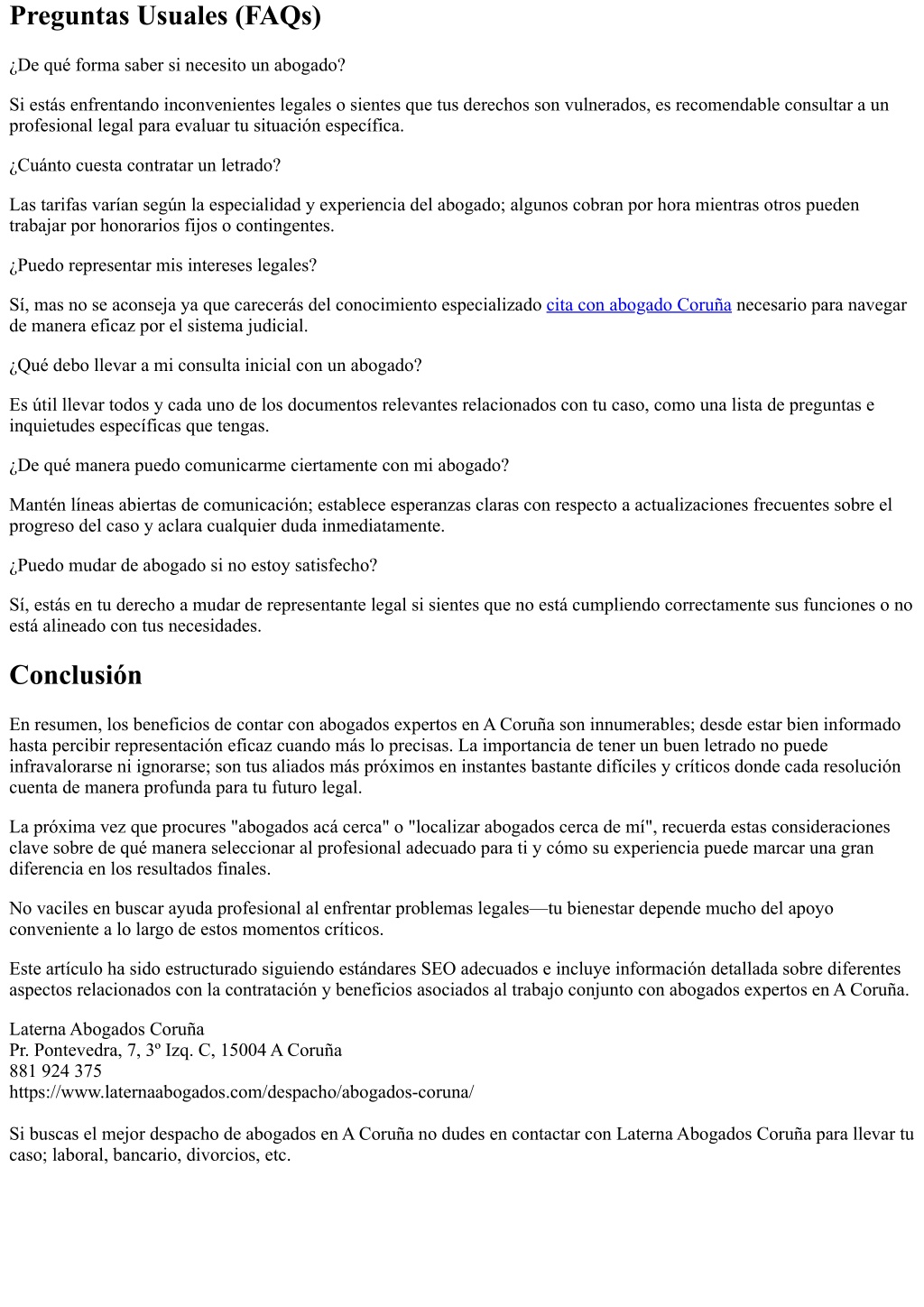 PPT - Ventajas de Contar con Abogados Expertos en A Coruña: Tu Aliado ...