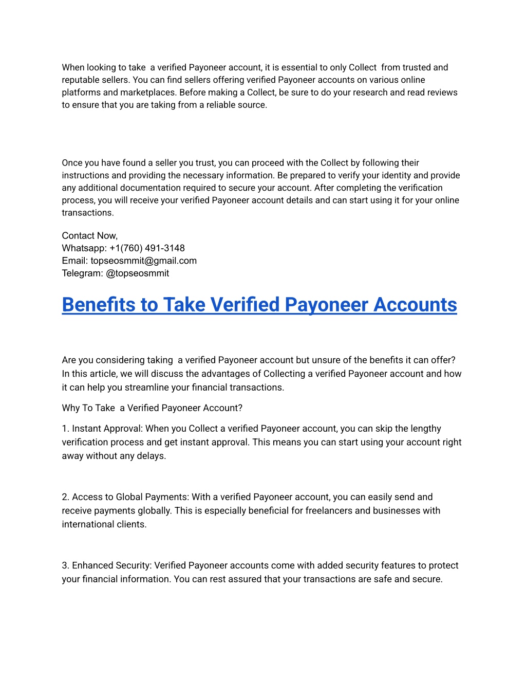 PPT - How to Safely Collect and Use Payoneer Accounts PowerPoint ...