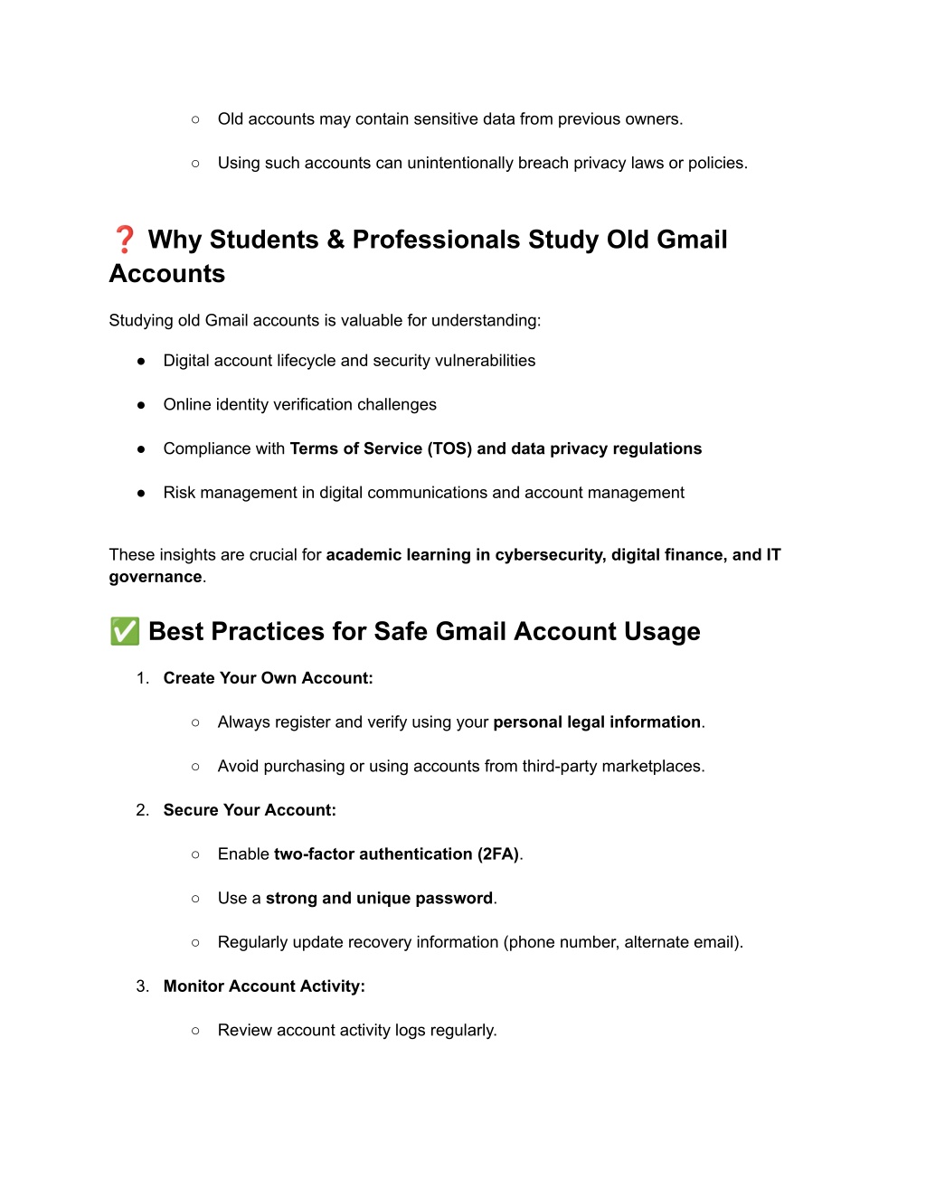 PPT - Why Using Old Gmail Accounts Is Risky_ Study Notes PowerPoint ...