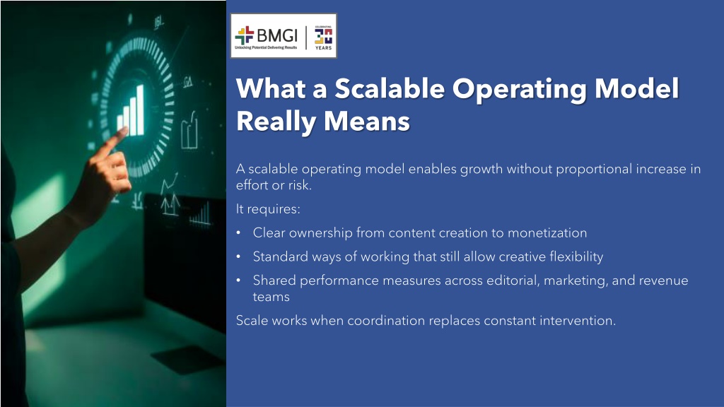 PPT - Building Scalable Operating Models for Sustainable Media Growth ...