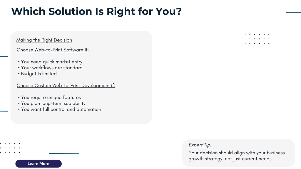 PPT - Web to Print Software vs. Custom Web to Print Development Which ...