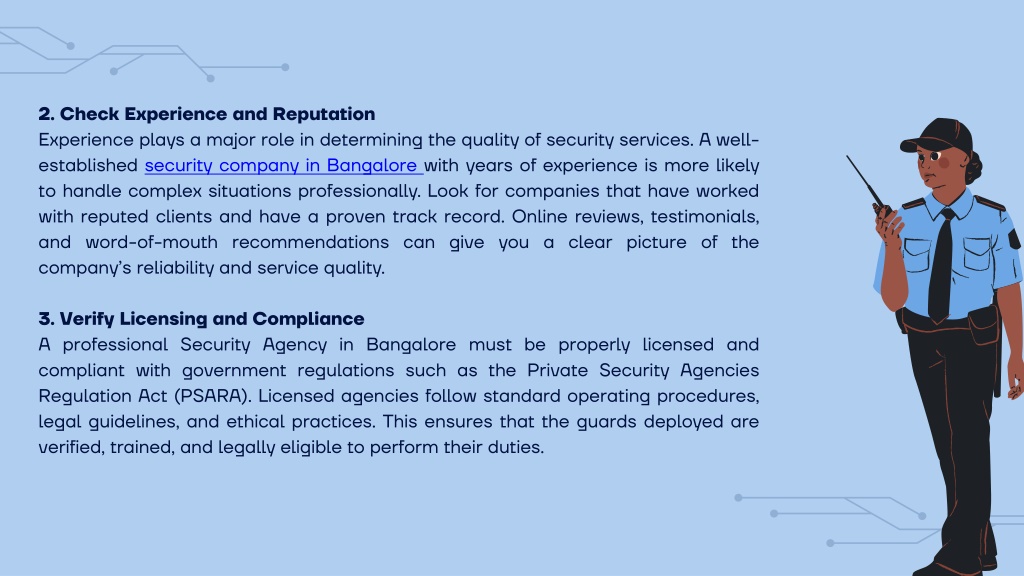 PPT - How to Choose No. 1 Security Services in Bangalore PowerPoint ...