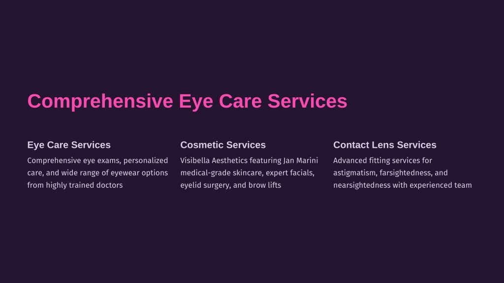 PPT - Eyes on Brickell – Trusted Eye Care & Vision Services in Miami ...