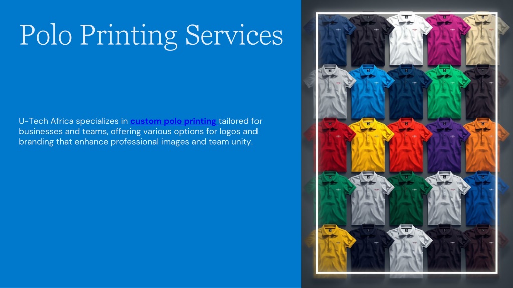 PPT - Basketball Jersey Printing Service in Kinshasa - U-Tech Africa ...