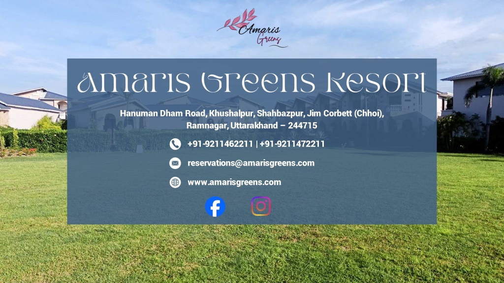PPT - Destination Wedding in Jim Corbett Made Special at Amaris Greens ...