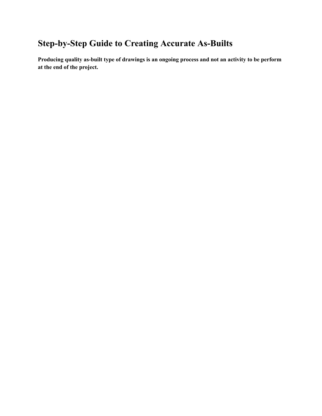 PPT - A Complete Guide to As-Built Drawings 2026 PowerPoint ...