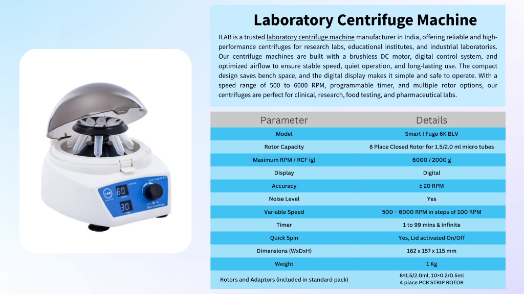 PPT - Laboratory Equipment Manufacturer in India PowerPoint ...