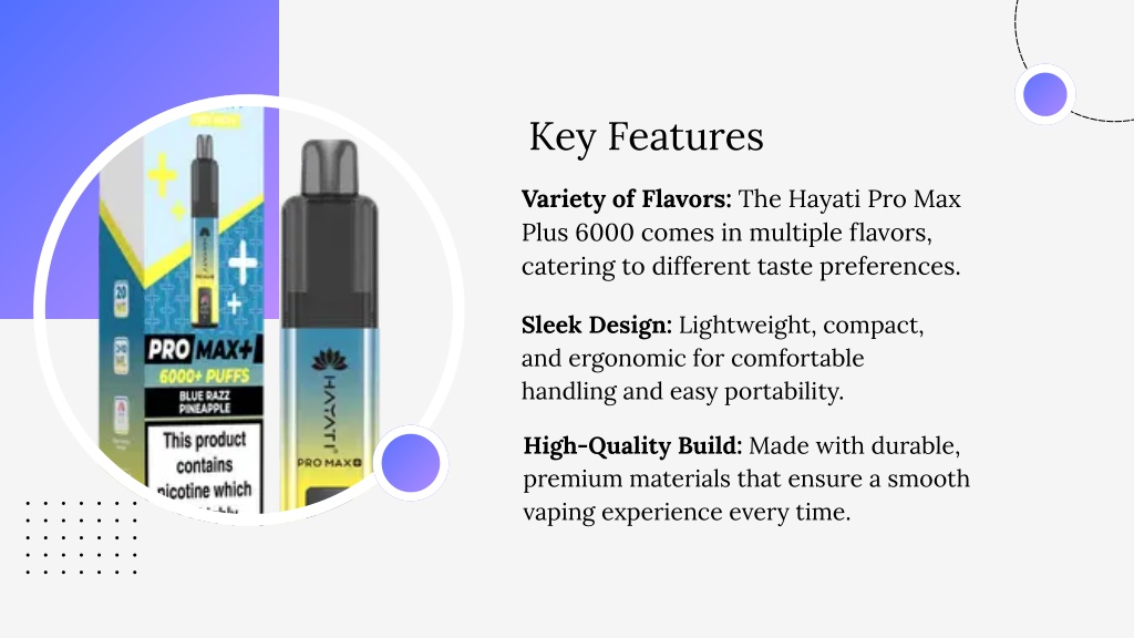 PPT - Why Choose the Hayati Pro Max Plus 6000 – Box of 5 Vape Kits ...