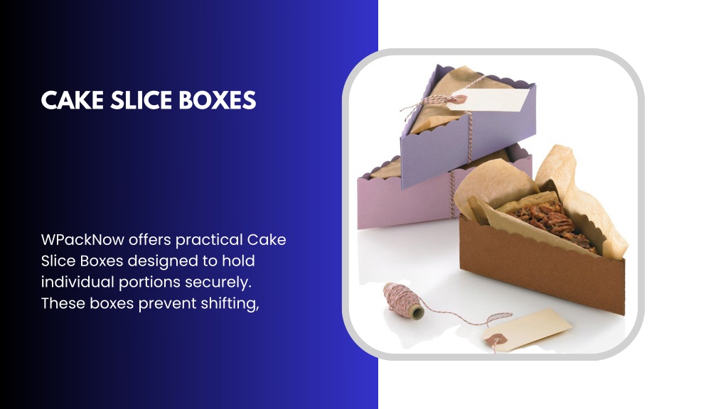 PPT - Cake Slice Boxes PowerPoint Presentation, free download - ID:14752534