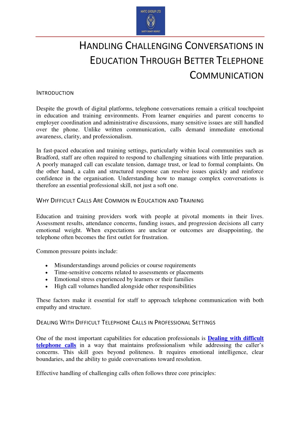 PPT - Handling Challenging Conversations in Education Through Better ...