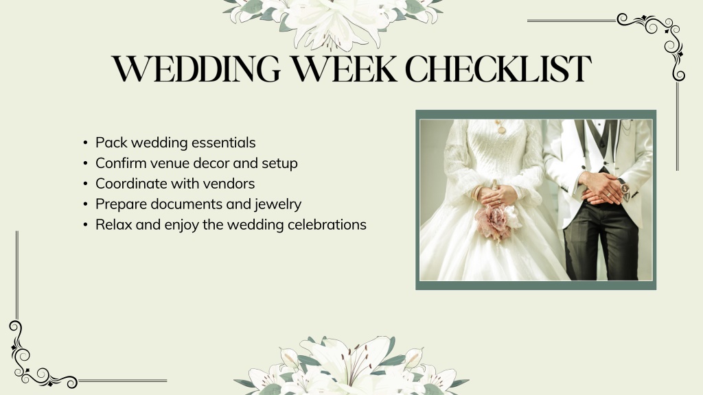 PPT - The Ultimate Wedding Planning Checklist for a Stress-Free ...
