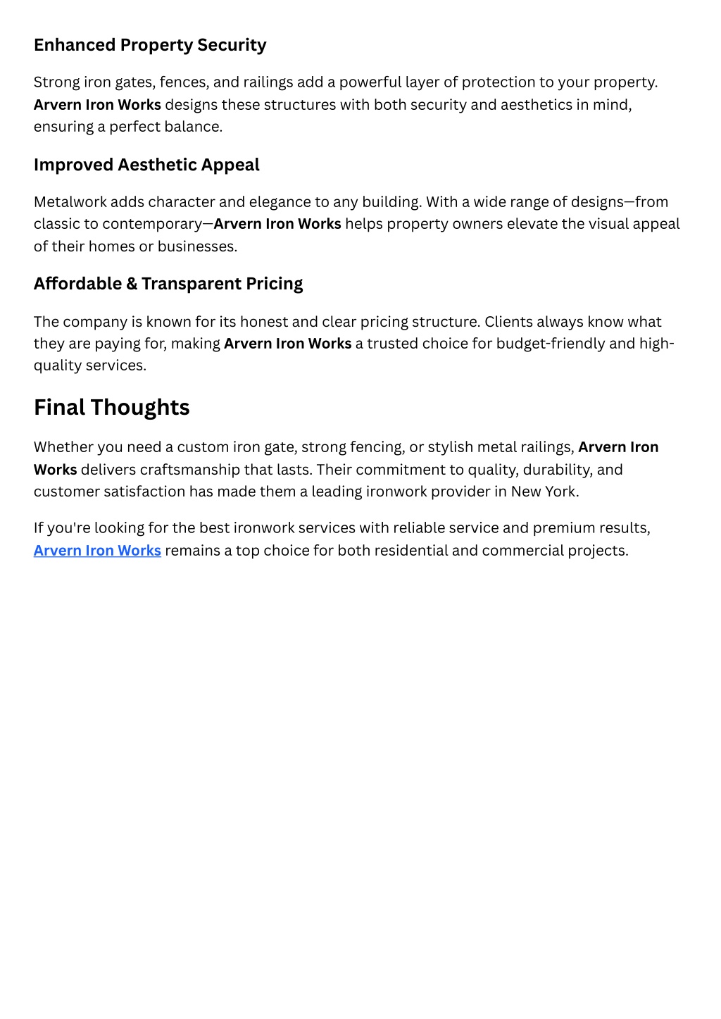PPT - Arvern Iron Works: Trusted Iron Fabrication & Metal Solutions in ...