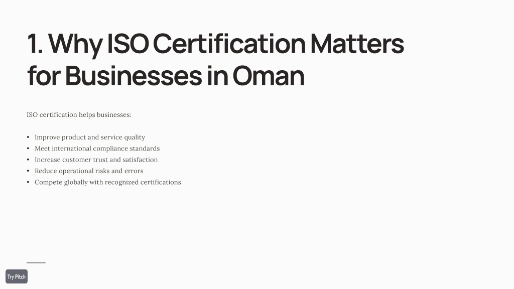 PPT - Top ISO Certification Provider in Oman | Accredited Consultancy ...