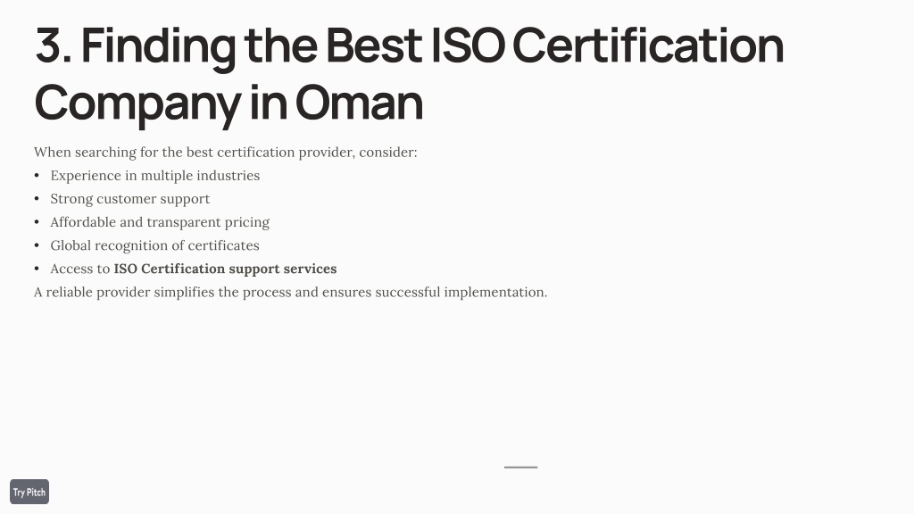 PPT - Top ISO Certification Provider in Oman | Accredited Consultancy ...
