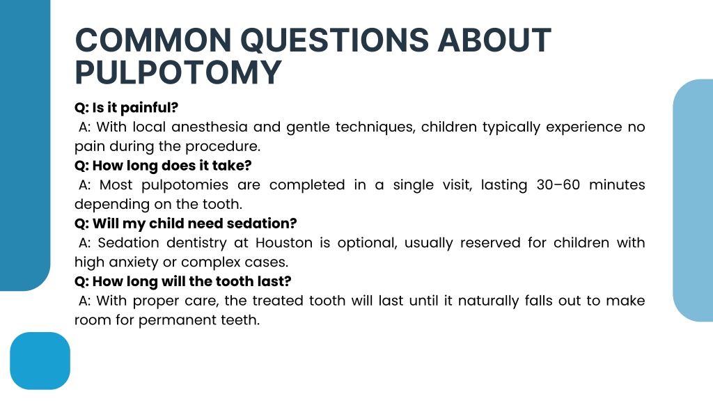 PPT - The Step-by-Step Process of a Pulpotomy Explained Simply ...