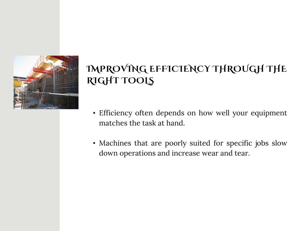 PPT - How Quality Industrial Equipment Drives Efficiency and ...