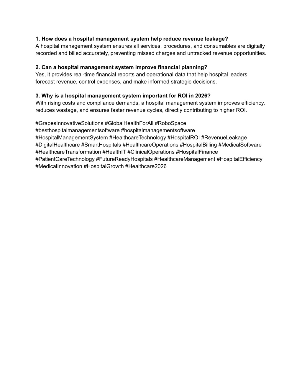 PPT - Hospital Management System_ Reduce Revenue Leakage _ Boost ROI ...