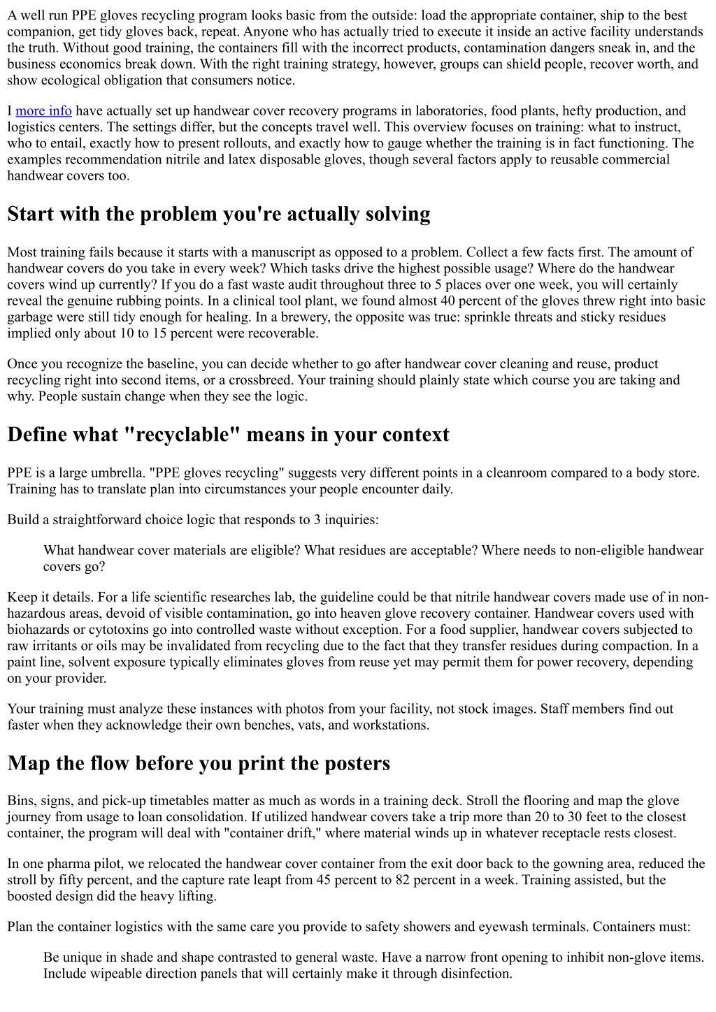 PPT - Just How to Train Teams for Safe PPE Gloves Recycling PowerPoint ...