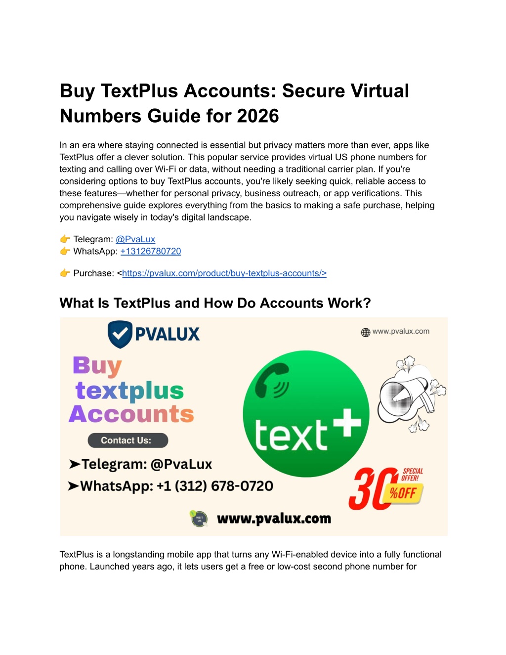 PPT - Buy TextPlus Accounts_ Secure Virtual Numbers Guide for 2026 ...