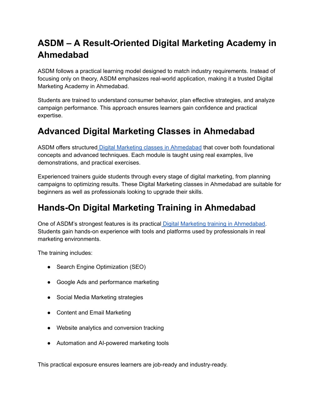 PPT - India's most Advance Digital Marketing Academy in Ahmedabad ...