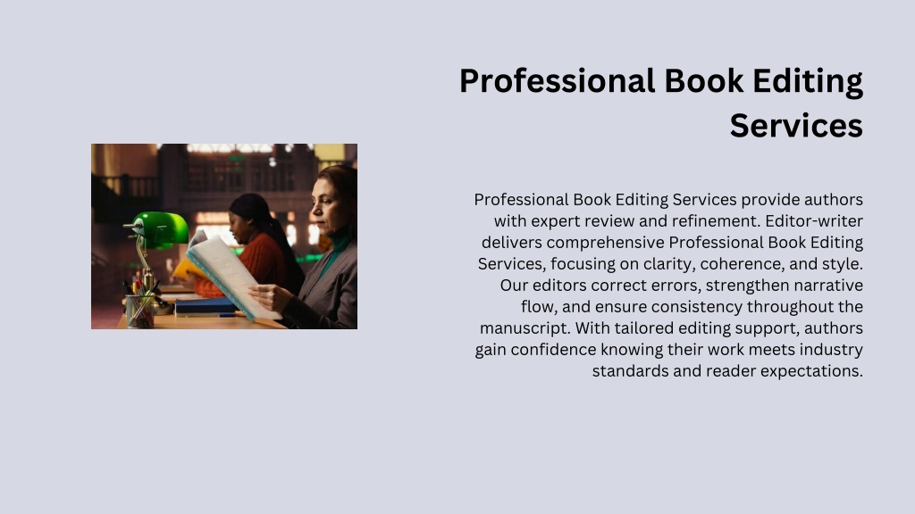 PPT - Book Editing Services PowerPoint Presentation, free download - ID ...