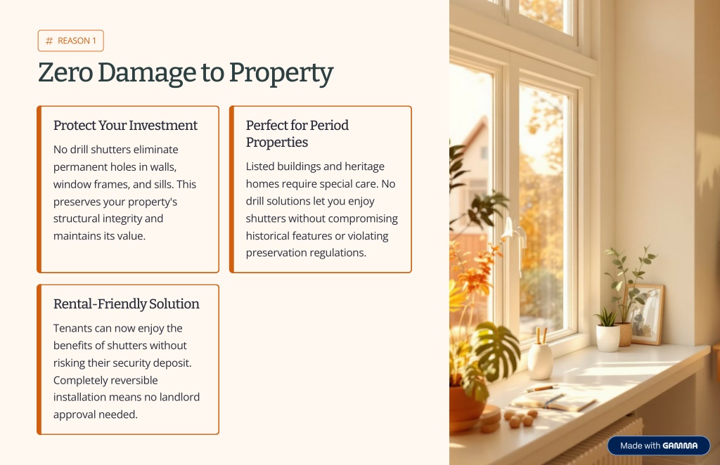 PPT - 5-Reasons-UK-Homeowners-Are-Choosing-No-Drill-Shutters-Over ...