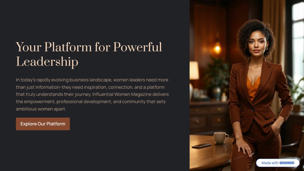 PPT - Influential Women Magazine: Your Platform for Powerful Leadership ...