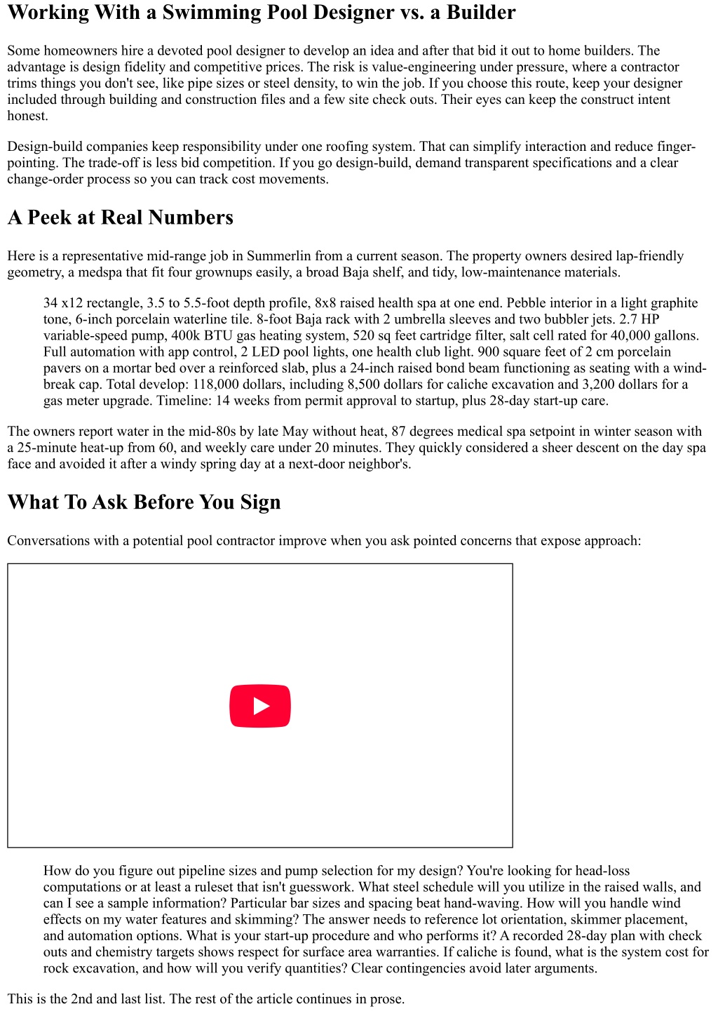 PPT - Pool Builder Las Vegas Guide: Costs, Timelines, and Design ...