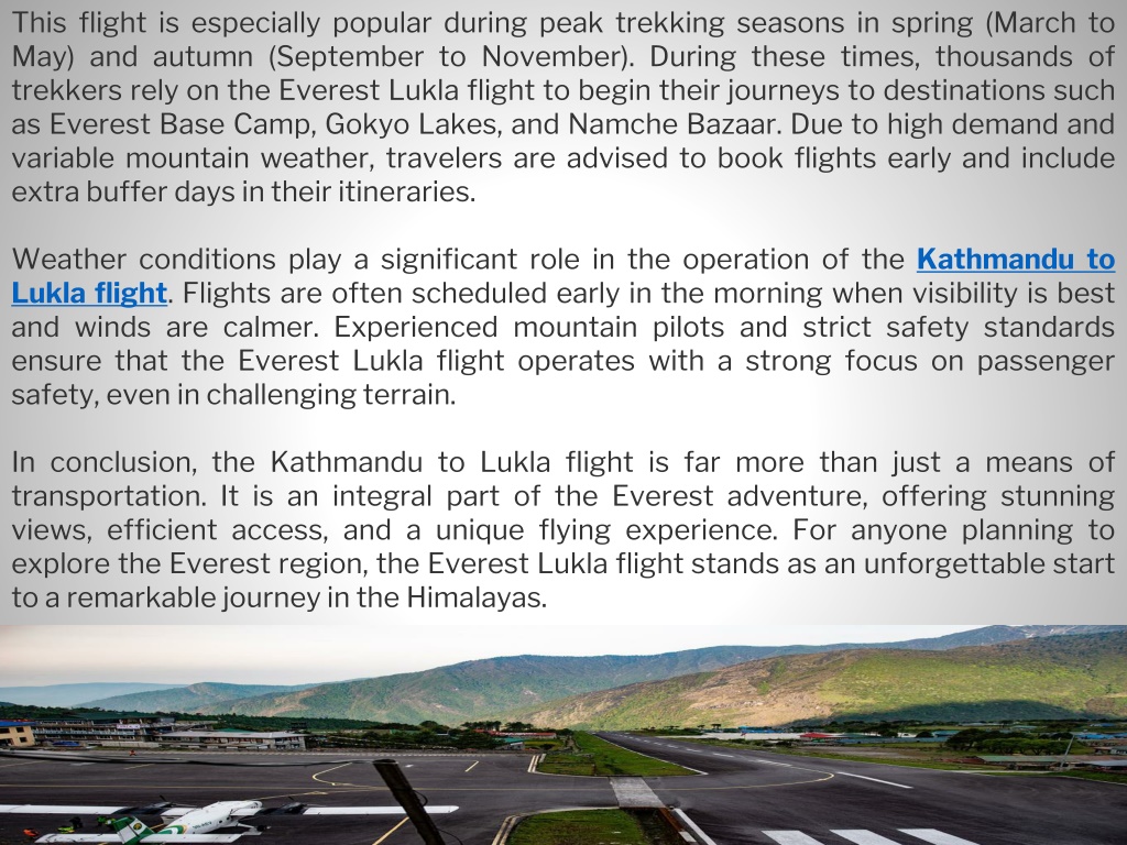 PPT - Kathmandu to Lukla Flight The Scenic Gateway to the Everest ...