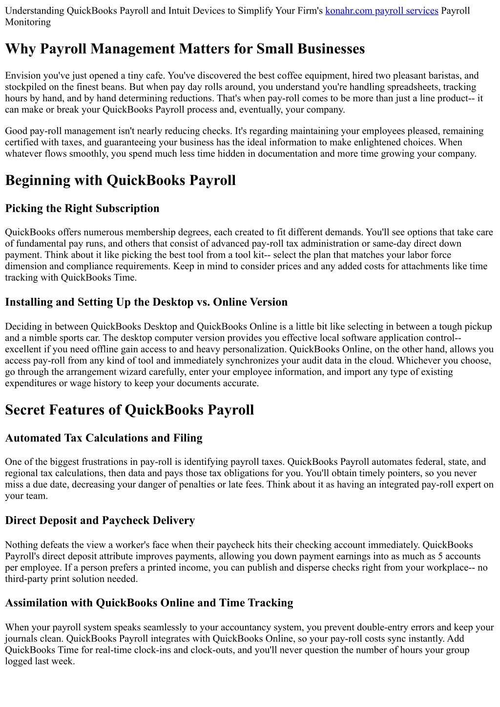 PPT - Understanding QuickBooks Payroll and Intuit Tools to Simplify ...