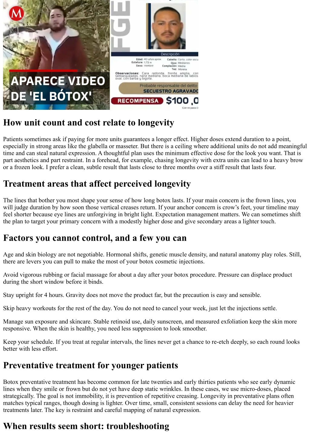 PPT - How Long Does Botox Last? Longevity and Maintenance PowerPoint ...