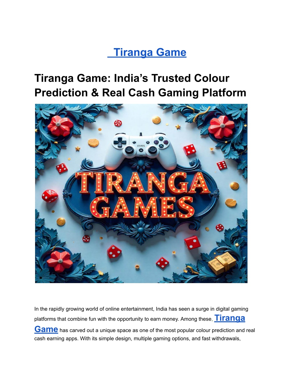 PPT - TirangaGame PowerPoint Presentation, free download - ID:14758199